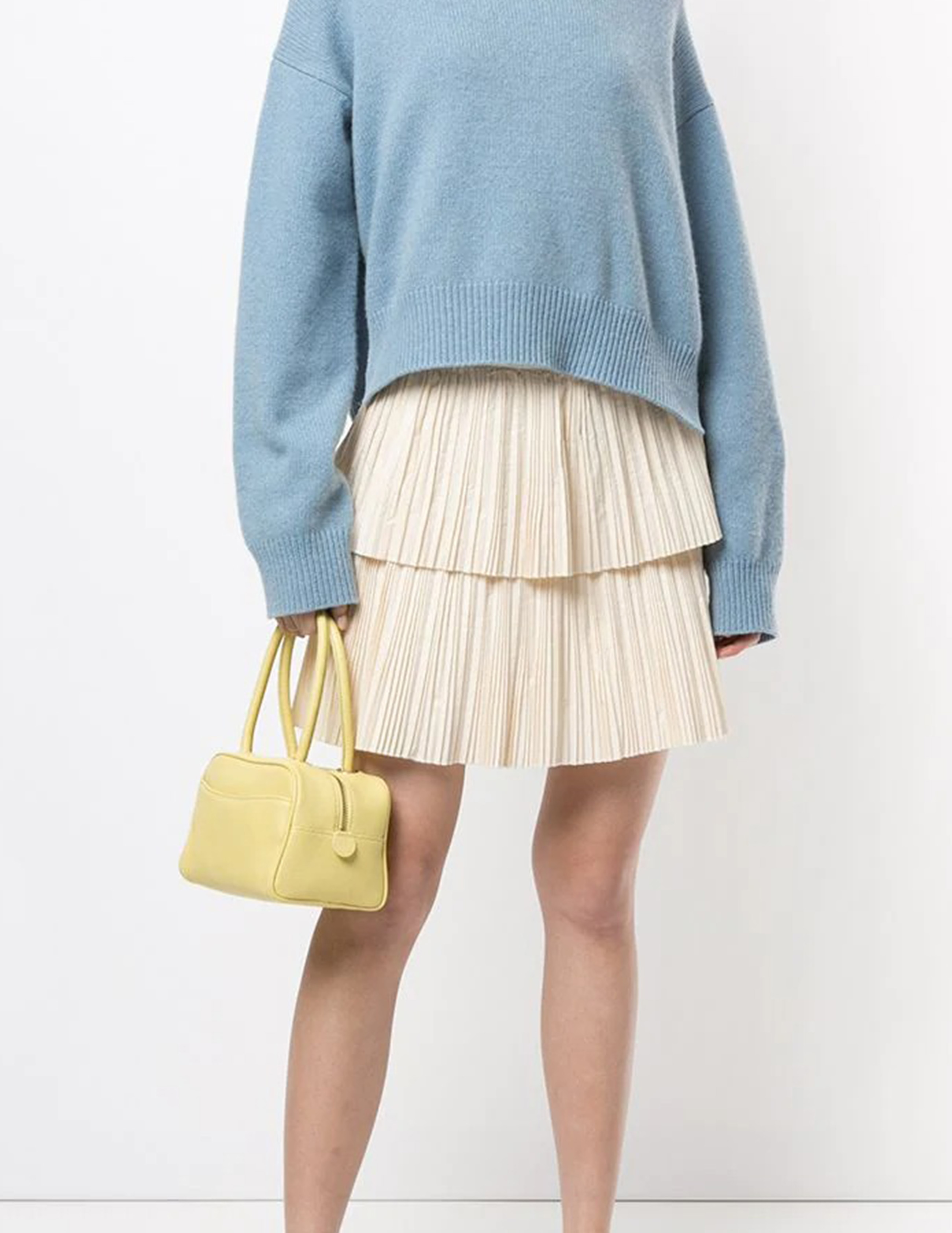 Fluting, grooves, ridges and creases make the creation twirl