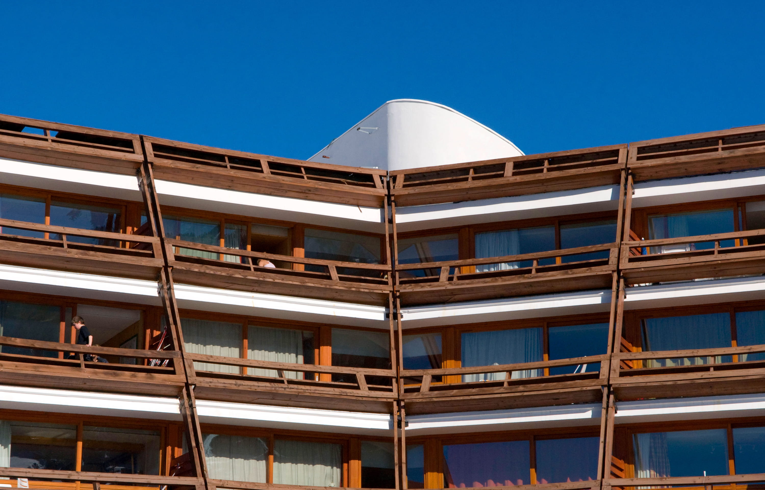 Les célèbres stations de ski Les Arcs imaginées par Charlotte Perriand