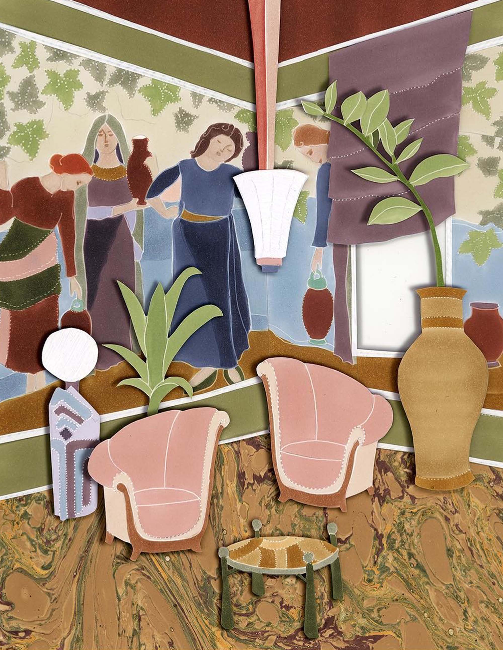 Five illustrators qui subliment textiles, ceramiques, papiers peint...