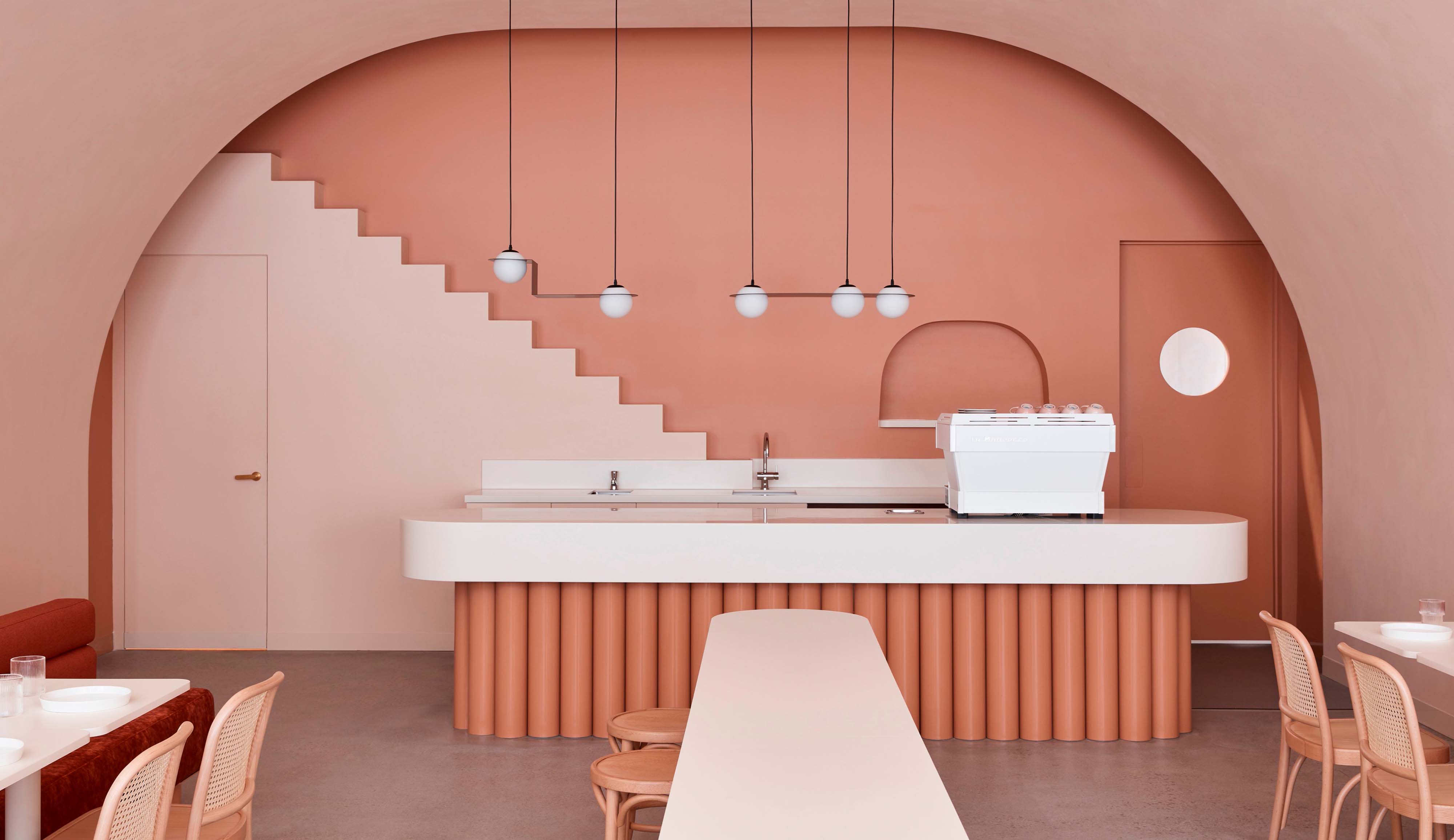 Best of soft cafés: harmonious and soft interiors