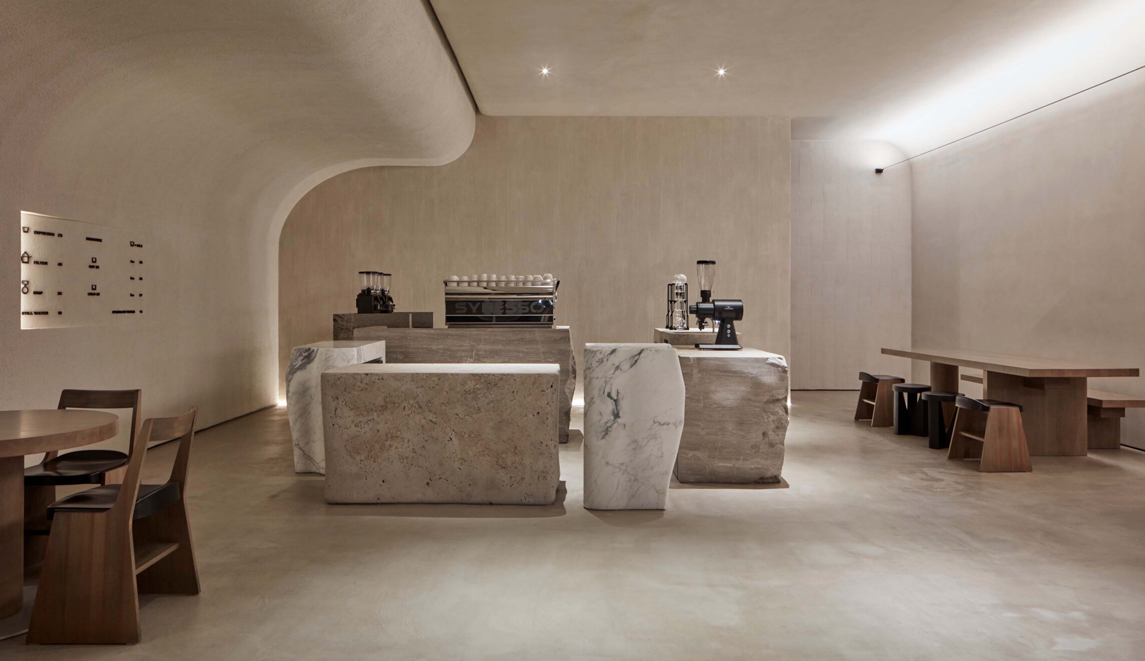 Best of soft cafés: harmonious and soft interiors