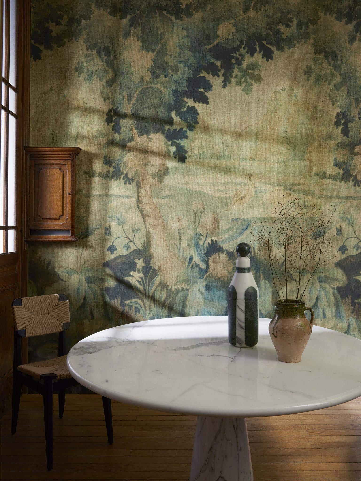 La tapisserie d'Aubusson et d'époque font leur retour dans la décoration